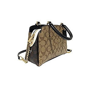 Coach Mini Lillie Carryall In Signature Canvas (IM/Khaki Brown Multi)