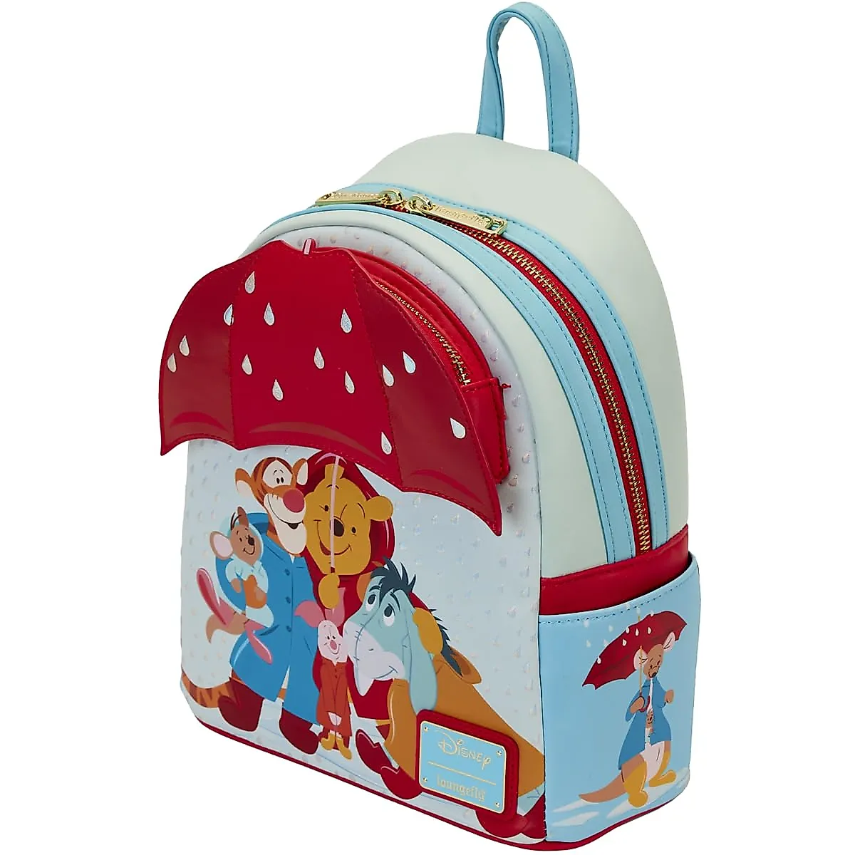 Loungefly Disney Winnie the Pooh and Friends Rainy Day Mini Backpack