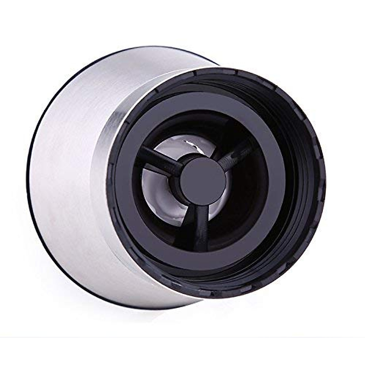 BlueSnail Stainless Steel Manual Grips Glass Salt Pepper Grinder Seasoning Bottle (7.5", Silver)