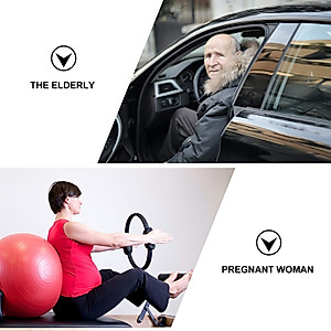 HEALLILY Swivel Seat Cushion 360° Rotating Car Seat Cushion Auto Swivel Cushion for Elderly or Those with Limited Mobility Black