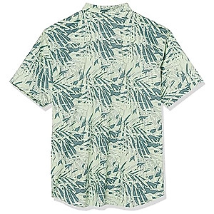 Columbia Men's Rapid Rivers Printed Short Sleeve Shirt, Metal Dye Palms, X-Large