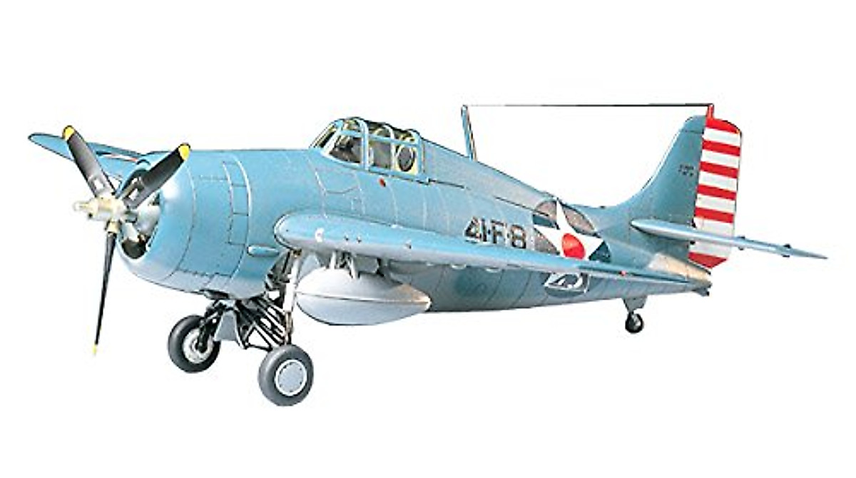 Tamiya Grumman F4F-4 Wildcat Model Kit - 1/48 Scale