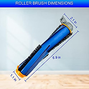 Zerlimb 2 Pack AV2501S Brush Roller Replacement Compatible with Shark AV2501AE AV2501S RV2502AE AV2511AE RV2610WA RV2610WD RV2620WD RV2520AOUS AV2510AOUS AI Robot Vacuum Brush