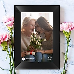 Digital Picture Frame Upgrade 9 Inch WiFi Digital Photo Frame with IPS HD Touchscreen, Auto-Rotate,Auto Dim, Share Photos and Videos Instantly via App from Anywhere