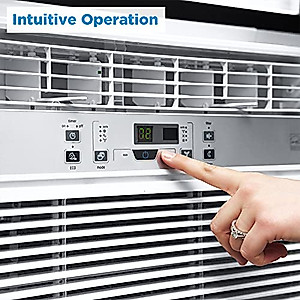 Midea 6,000 BTU EasyCool Window Air Conditioner, Dehumidifier and Fan - Cool, Circulate and Dehumidify up to 250 Sq. Ft., Reusable Filter, Remote Control