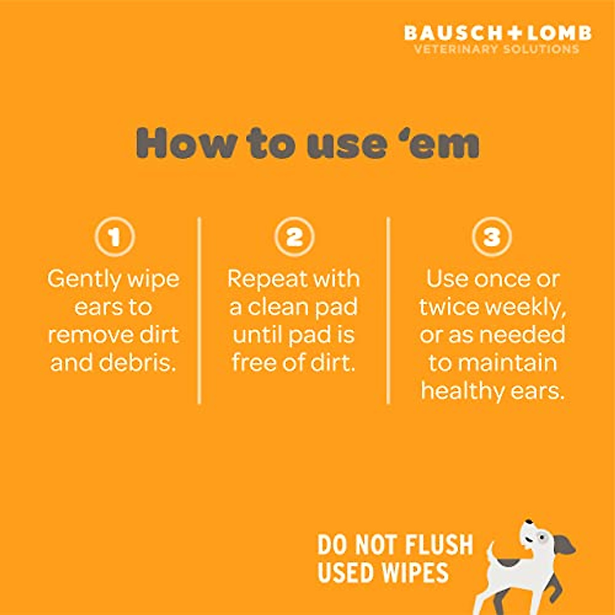 Project Watson Dog Ear Wipes, Gentle pH Balanced Formula to Help Soothe, Cleanse & Moisturize, Contains Aloe Leaf Juice, Hydrogen Peroxide & Fragrance Free, 45 Pre-Moistened Textured Wipes