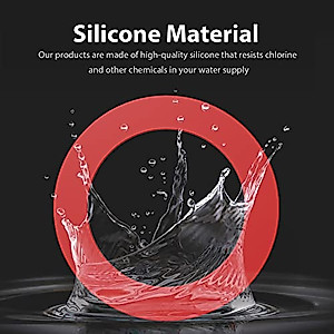 Flush Valve Seal for Mansfield, 3 Pack Upgraded Silicone Material Toilet Tank Gasket Replacement Parts for 210 and 211, Equivalent to 630-0030