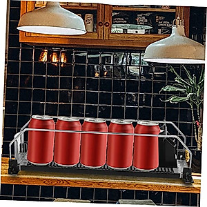 HEMOTON 2pcs Drink Pusher Plastic Organizer Box Bottle Organizer Vending Machin Drinks Organizer for Fridge Vending Machine Glide Fridge Drink Pusher Drink Propeller Tool Beverage Pusher
