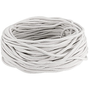 SINJEUN 1/4 Inch White Natural Cotton Rope, 328 Ft Cotton Clothesline with 2 Snap Hooks, All Purpose Braided Cotton Rope for Clothes Hanger Garden Flower, Craft Knitting Thread String