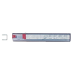 Leitz 55940000 K12 Stapler Cartridge, Strong Steel, Length 12 mm, 1050 Staples, 80 Sheet Capacity - Red