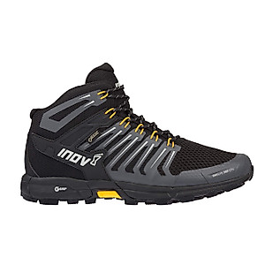Inov-8 Mens Roclite 345 GTX - Lightweight Waterproof Hiking Boots - Black/Yellow - 8