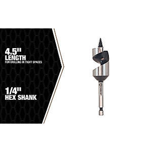 Southwire BIT; WOOD AUGER 1" X 4.5" (WAB1X4-1/2)