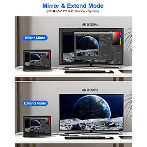 Docking Station, USB C Hub, TOTU 8-in-1 Type C Hub with 4K HDMI Port, Ethernet, 100W PD USB-C Power Delivery, 2 USB 3.0 Ports, 1 USB 2.0 Port, SD/TF Card Reader, for MacBook and Other Type C Laptops