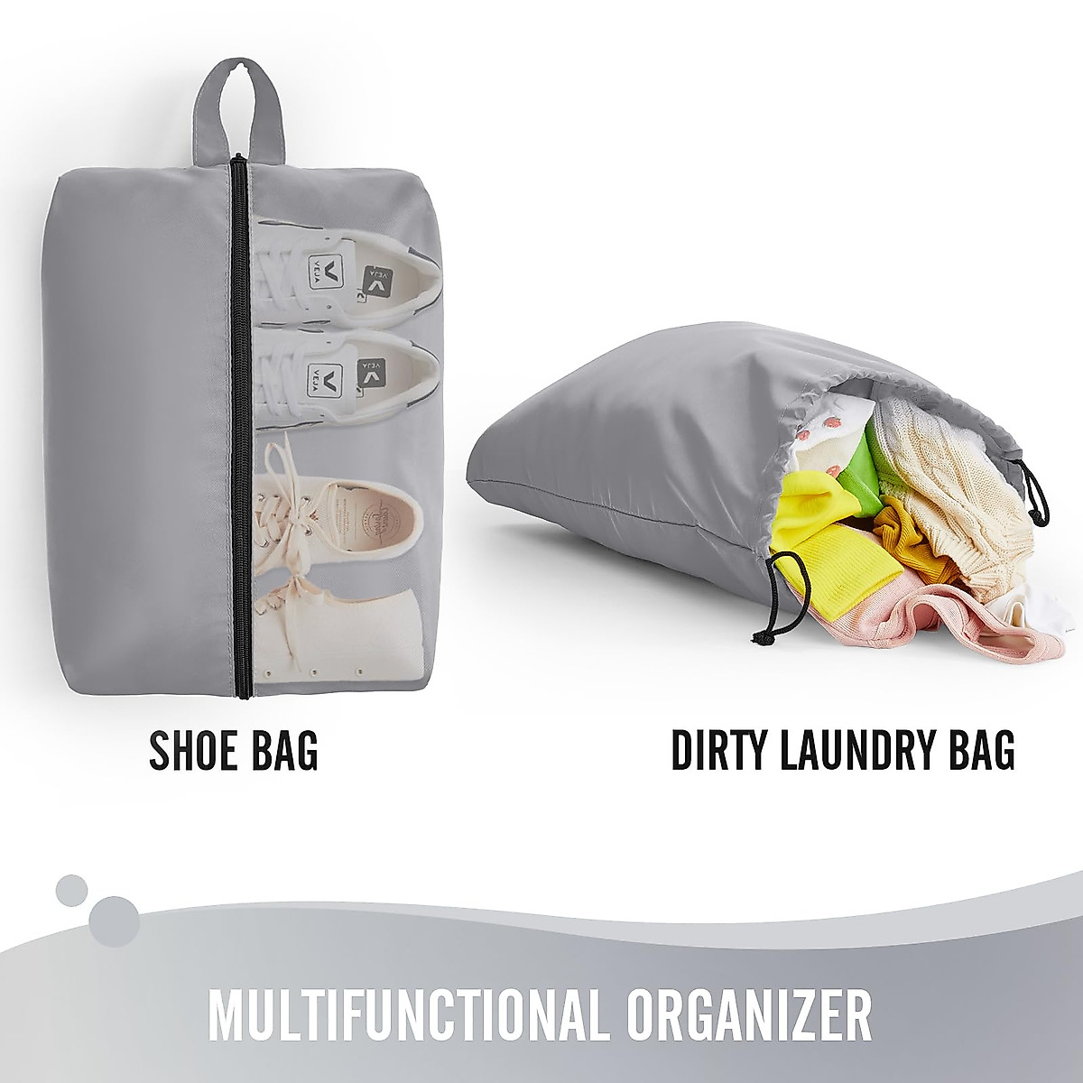 Veken 6 Set of Various Size Packing Cubes for Travel, Suitcase Organizer Bags Set with Shoe Bag, Luggage Organizer for Travel Accessories Cruise Essentials