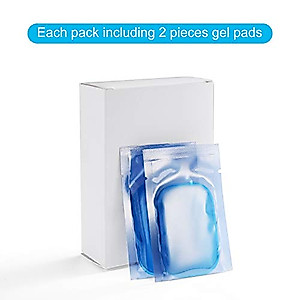 UYGHHK 50 Pcs/25 Pack Gel Pads for Abs Stimulator Ab Trainer Replacement Gel Sheet for EMS AB Stimulator Gel Pad for All Abdominal Belts Muscle Stimulator Ab Toner