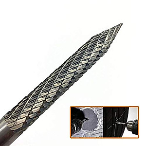 WYZBEN 4.5/8/10/12mm Carbon Steel Drill Reamer Tire Repair Cutting Drill Bit - 4.5mm (1 PCS)