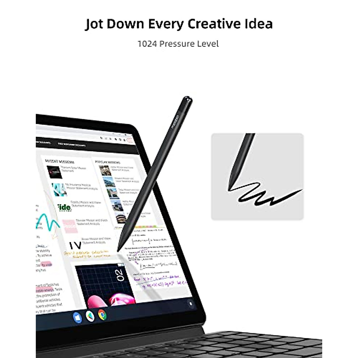 Metapen Stylus Pen M1 for Microsoft Surface (75-Day Battery Life,Smooth Writing),Work for Surface Pro X/9/8/7/6/5/4/3,Surface Go 3/Book 3/Laptop 4/Studio 2,ASUS VivoBook Flip 14 for Students&Doers