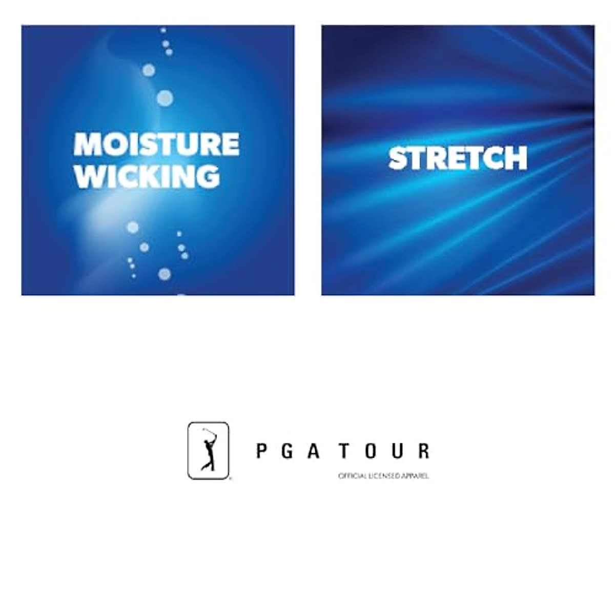 PGA TOUR mens Flat Front With Expandable Waistband, 9" Inseam Golf Shorts, Bright White, 36 US