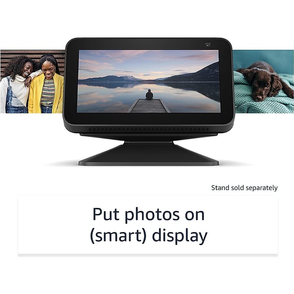 Certified Refurbished Echo Show 5 (2nd Gen, 2021 release) | Smart display with Alexa and 2 MP camera | Charcoal