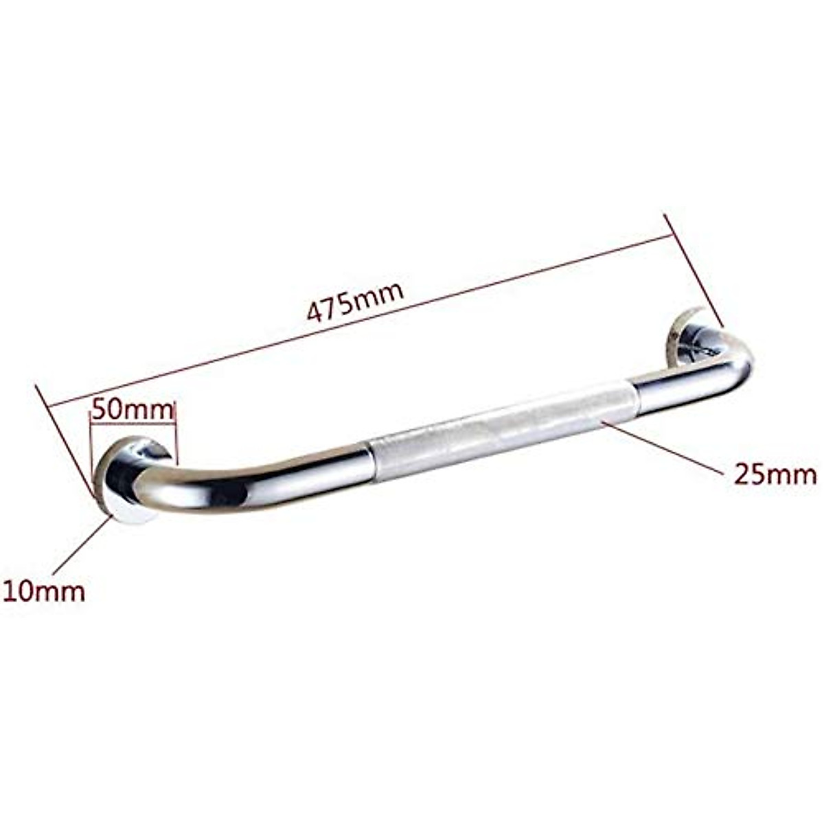 Bath Grab Handle with Anti-Slip Grip,Grab Bar, Shower Safety Handle Bathtub,Toilet, Bathroom,Kitchen,Stairway Handrail