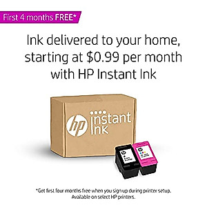 HP DeskJet Plus 4155 Wireless All-in-One Printer, Mobile Print, Scan & Copy, HP Instant Ink Ready, Auto Document Feeder, Works with Alexa (3XV13A)