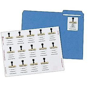 Avery ID Labels, Sure Feed Technology, Permanent Adhesive, 2" x 2-5/8", 5 Packs (6572)