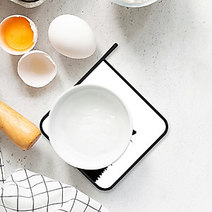 Gearsly Pot Holder Set of 2,Black Cat Eye Cute Cat Kitchen Heat Resistant Potholder for BBQ Cooking Baking,Food Hot Pat for Women Men Kitchen Wear