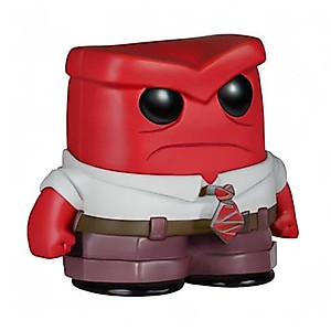 Funko Anger: Inside Out x POP! Disney Vinyl Figure & 1 POP! Compatible PET Plastic Graphical Protector Bundle [#136 / 04874 - B]