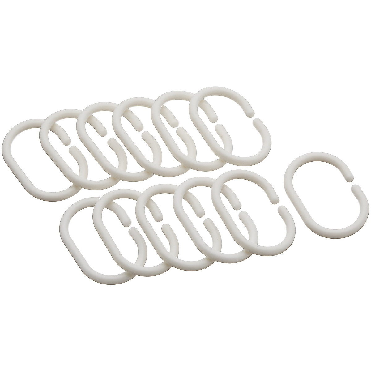 Amazon Basics Fabric Shower Curtain with Grommets and Hooks - 72 x 72 Inch, Large Light Brown, Beige