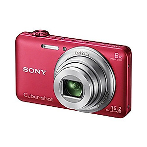 Sony DSC-WX80/R 16 MP Digital Camera with 2.7-Inch LCD (Red)