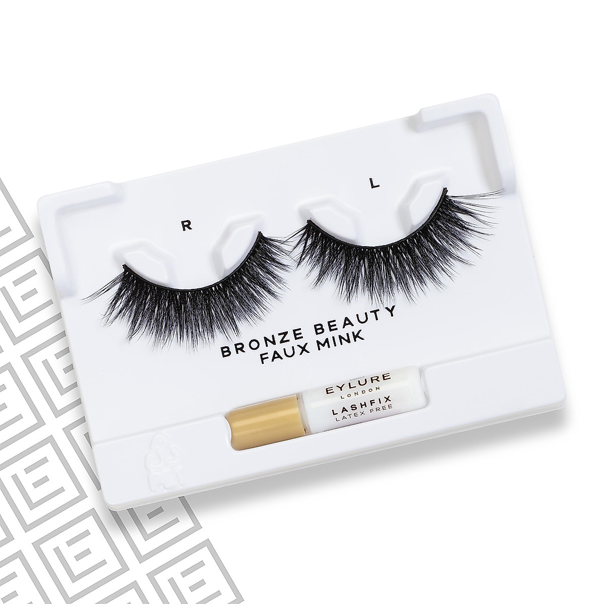 Eylure Vegas Nay Bronze Beauty False Eyelashes, Reusable, Adhesive Included, 1 Pair, Cruelty Free