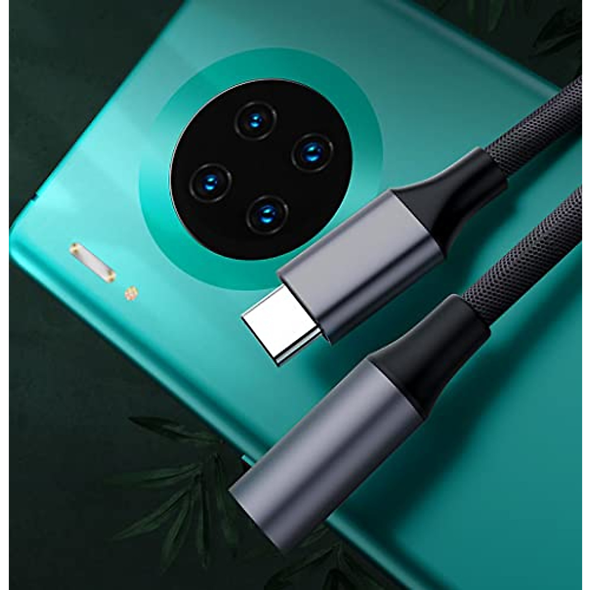 USB C to 3.5mm Headphone Jack Adapter (2 Pack), USB Type C to Aux Audio Dongle Earphone Adaptor Compatible with Samsung Galaxy S22 S21 S20 Note 20 A73 A53, Xiaomi, Huawei, Pixel and More