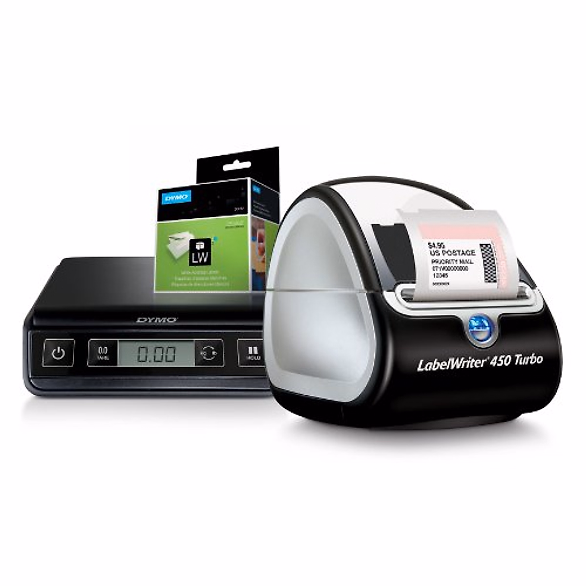 DYMO LabelWriter 450 Turbo Thermal Label Printer and 3 lb. Mailing Scale (1878460)