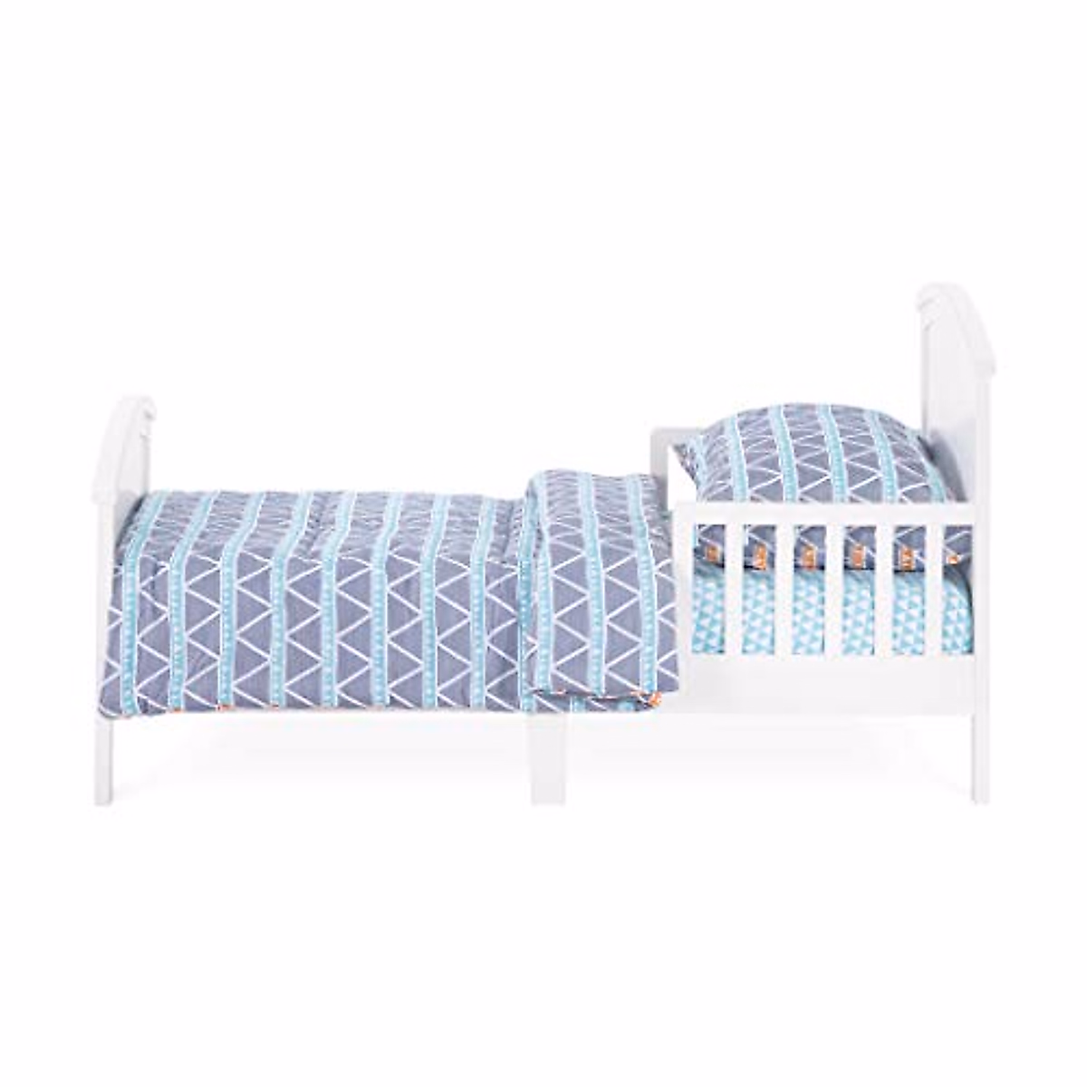 Forever Eclectic Hampton Arch Top Toddler Bed, Matte White