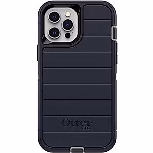 OtterBox DEFENDER SERIES SCREENLESS Case Case for iPhone 12 Pro Max - VARSITY BLUES (DESERT SAGE/DRESS BLUES)