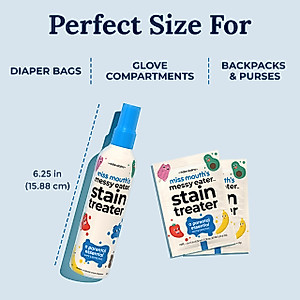 Miss Mouth's Messy Eater Stain Treater Spray - 4oz Stain Remover - Newborn & Baby Essentials - No Dry Cleaning Food, Grease, Coffee Off Laundry, Underwear, Fabric