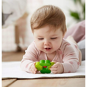 HABA Shamrock Wooden Baby Toy with Metal Bell (Made in Germany)
