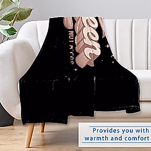 I'm a Queen Prints Soft Warm Cozy Blanket Throw for Bed Couch Sofa Picnic Camping Beach, 150×100cm