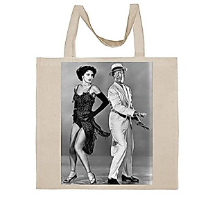 Cyd Charisse - A Nice Graphic Cotton Canvas Tote Bag FCA #FCAG302918