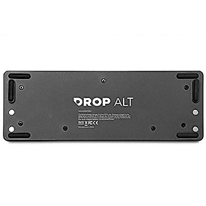 Drop ALT Mechanical Keyboard — 65% (67 Key) Gaming Keyboard, Hot-Swap Switches, Programmable Macros, RGB LED Backlighting, USB-C, Doubleshot PBT, Aluminum Frame (Halo True, Black)