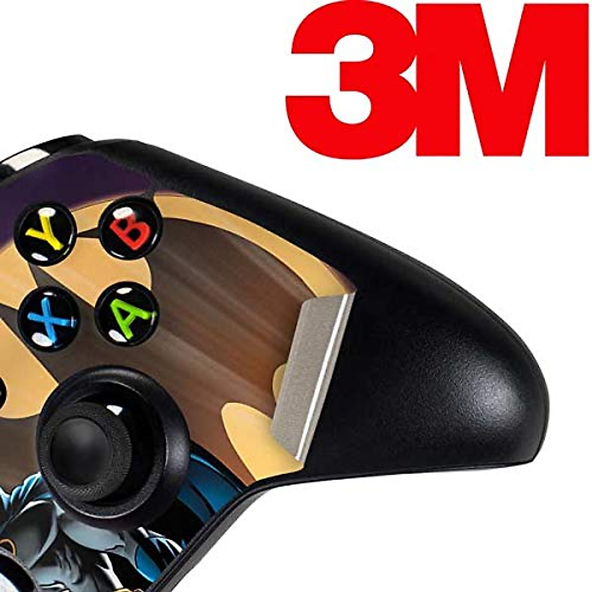 Skinit Decal Gaming Skin Compatible with Xbox One Controller - Officially Licensed Warner Bros Batman in The Sky Design