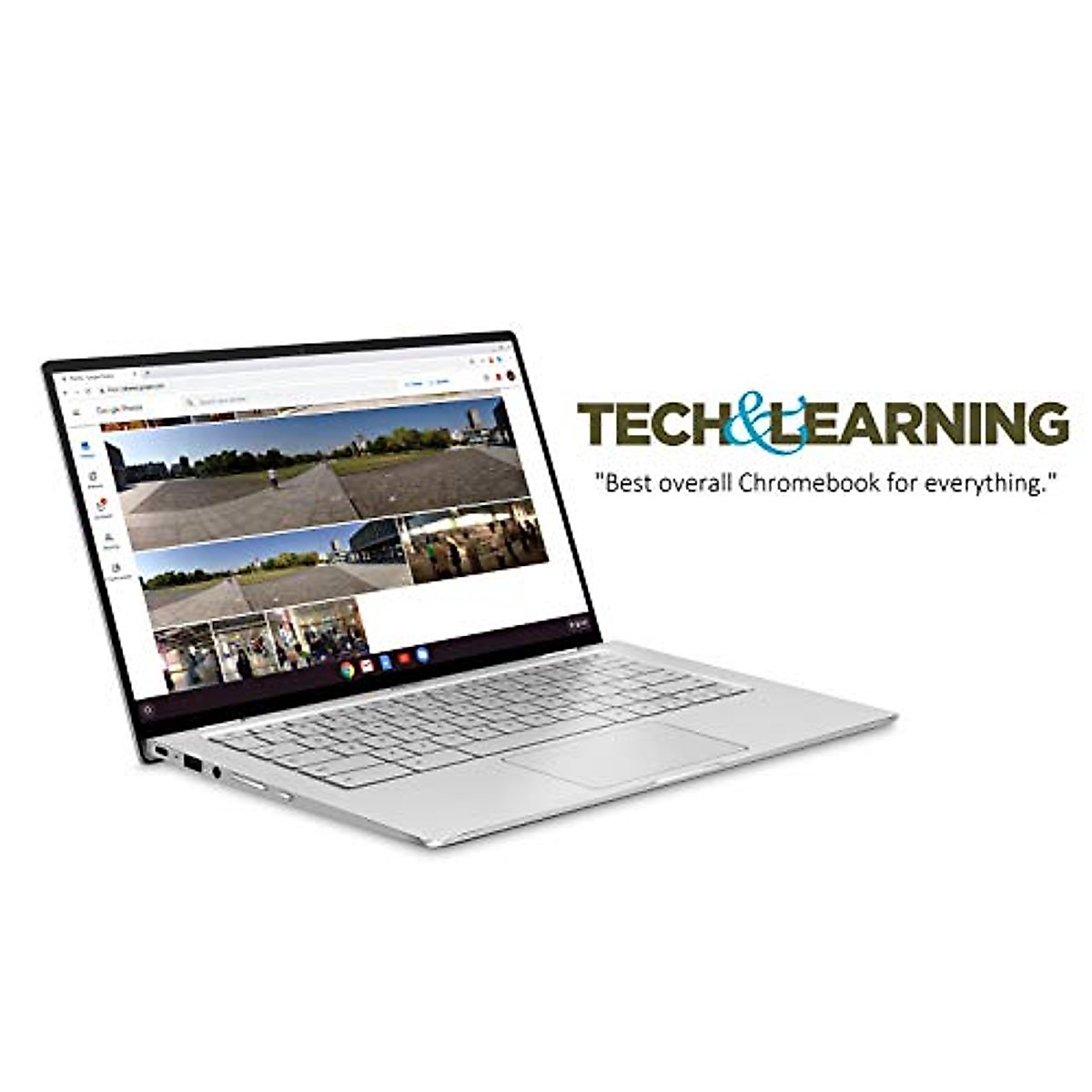 ASUS Chromebook Flip C434 2 in 1 Laptop, 14" Touchscreen FHD 4-Way NanoEdge, Intel Core m3-8100Y Processor, 4GB RAM, 128GB eMMC Storage, Backlit KB, Spangle Silver, Chrome OS, C434TA-IH348T