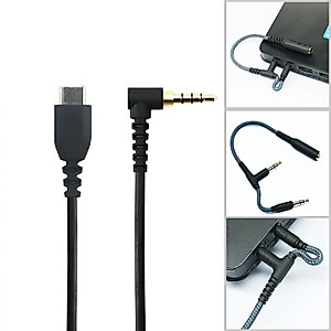 NewFantasia Replacement Audio Cable USB-C Male Compatible with SteelSeries Arctis Nova 3 Gaming Headset 2meters/6.6feet