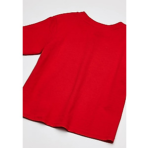 Disney baby boys Mickey Headless Short Sleeve Crew Neck infant and toddler t shirts, Red, 4T US