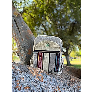 large hemp backpack, hippie backpack, trekking backpack, traveling backpack, nepali backpack, himalayan backpackge (BG-013-LRG)
