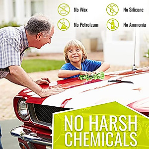 BugSlide 32 Oz Cleaner Refill for Spray Bottles & Travel Kits - Bug Remover, Detailing and Cleaning Solution for all Vehicles, Multisurface Cleaner to Shine and Degrease without Scratching