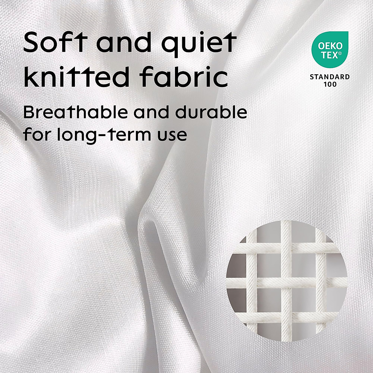 Niagara Waterproof Mattress Protector Twin 39x75 Cover Deep Pocket Breathable Noiseless 8-20Inches Bed Smooth Jersey Mattress Pad Cover Fully Ultra Thin Quilted Waterproof