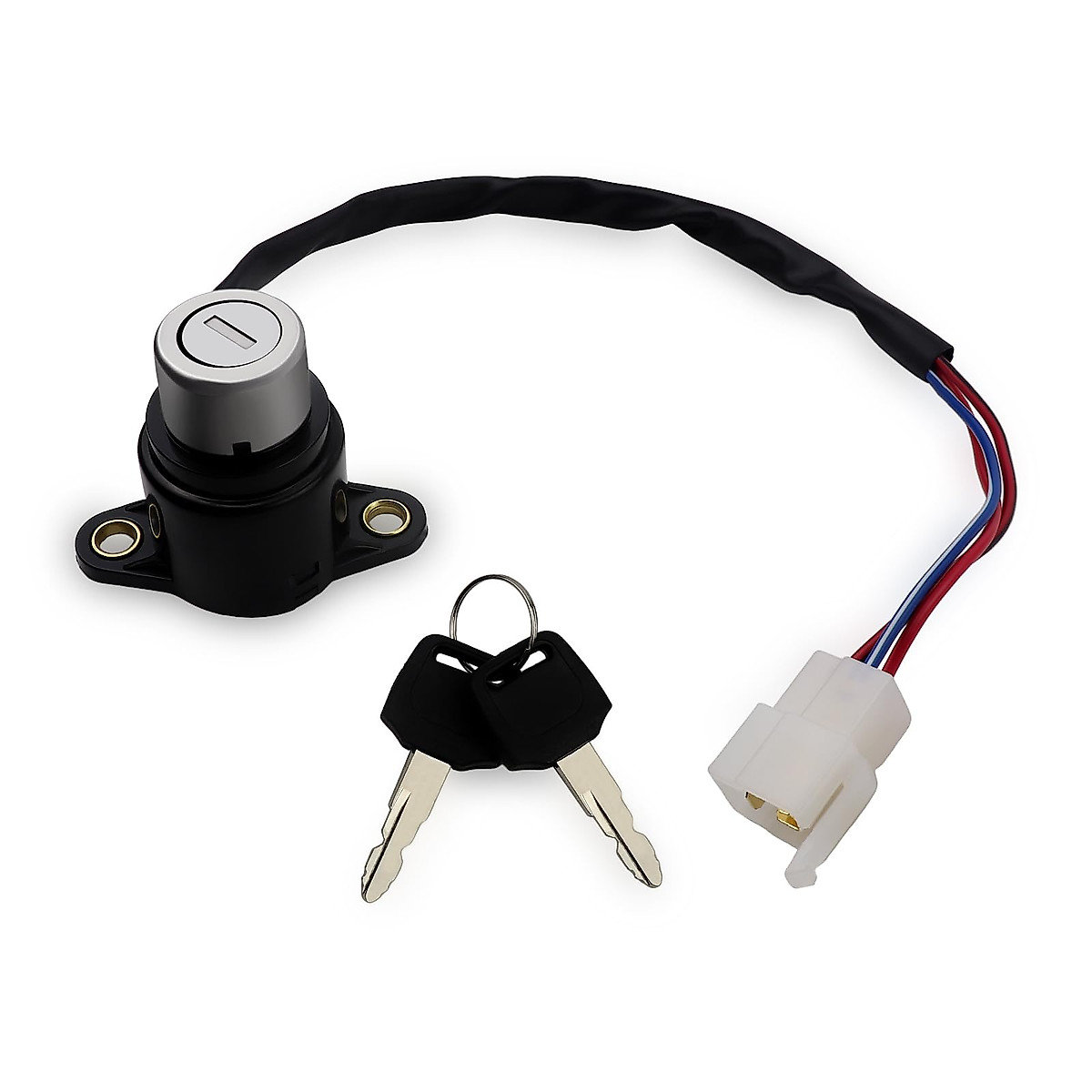 Ignition Key Switch for Honda Shadow Aero 1100 VT1100 2001-2002 Shadow Sabre 1100 VT1100 2000-2007 Shadow Spirit 1100 VT1100C 2001-2007 35100-MCK-A00