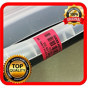 Holomarks 300 pcs Red Tamper Evident Warranty Labels Security Stickers Low Residue 1.57 x .787 inch