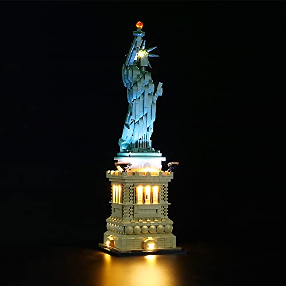 LIGHTAILING Led Light for Lego 21042 Architecture Statue of Liberty Building Blocks Model：Remote-Control Version - NOT Included The Model Set